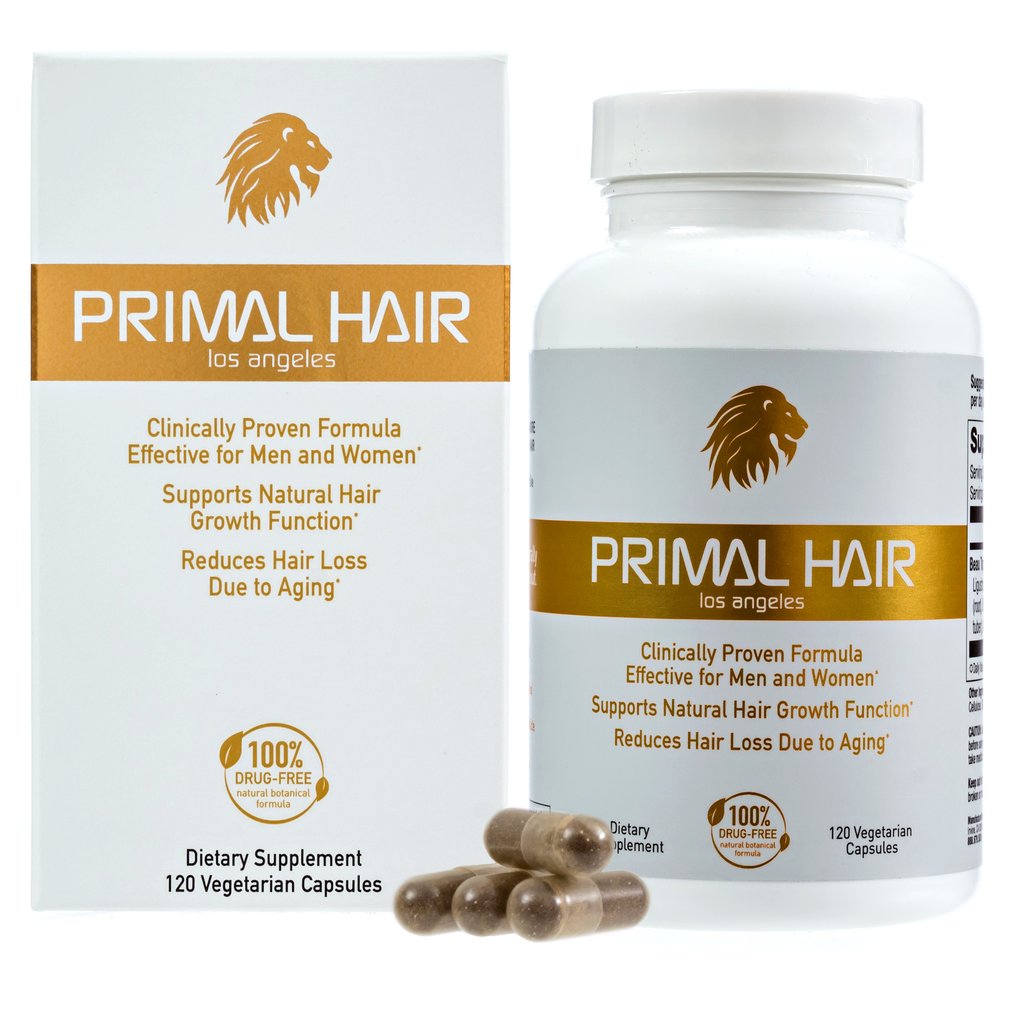 Primal Hair Supplement For Thinning Hair (Men & Women) (Temporarily Ou ...